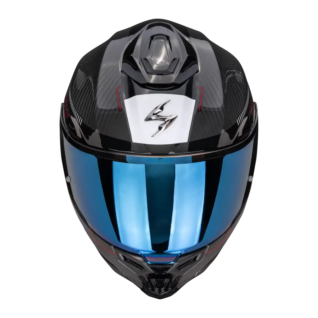 Scorpion EXO-1500 Carbon Zity Noir Rouge Bleu - Vespucci