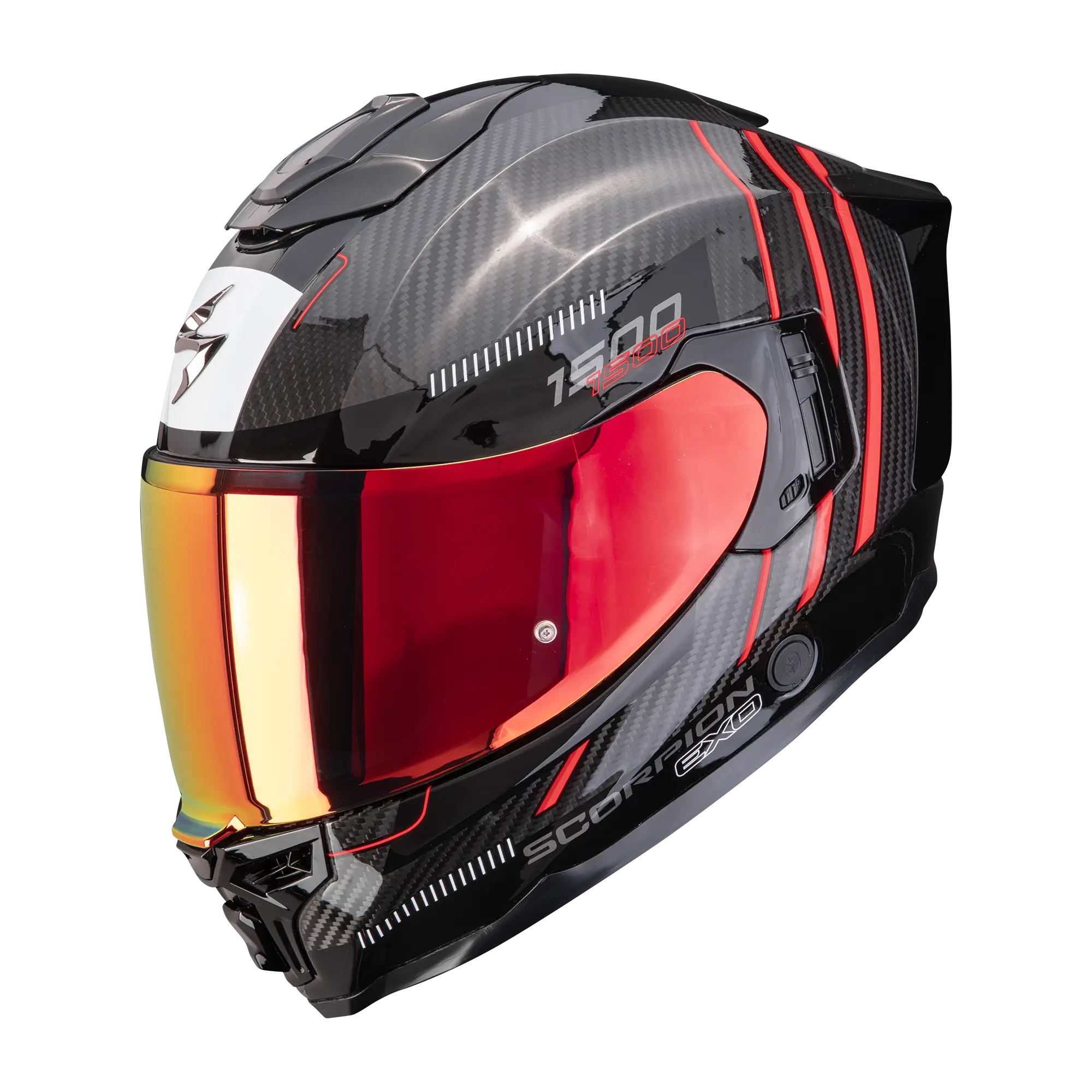 Scorpion EXO-1500 Carbon Zity Black Red - Vespucci