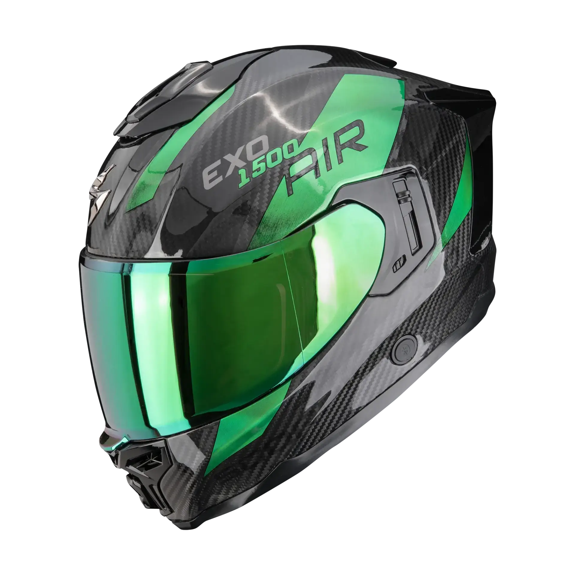 Scorpion EXO-1500 Carbon Platted Black Green - Vespucci